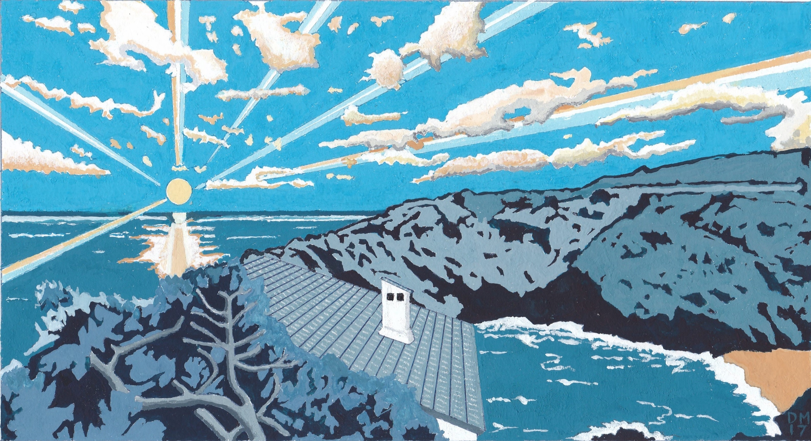 Sunrise – Illustration – DAVID Morris | Art